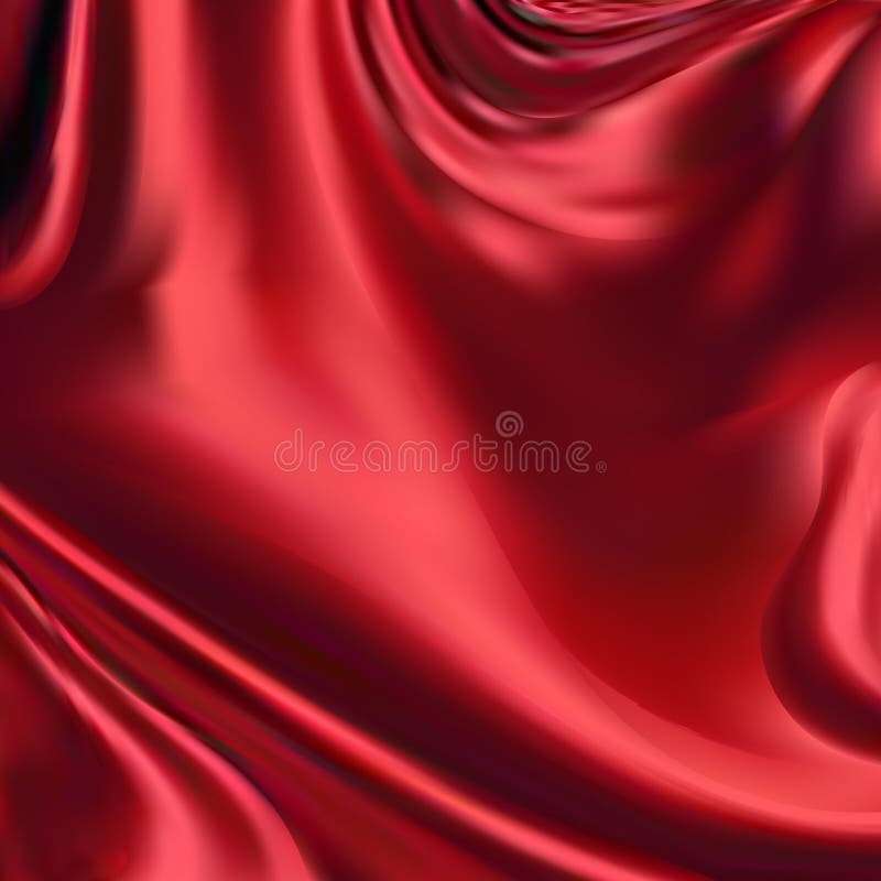 Red Fabric Texture Background, Red Fabric Crumpled Background, Close Up ...