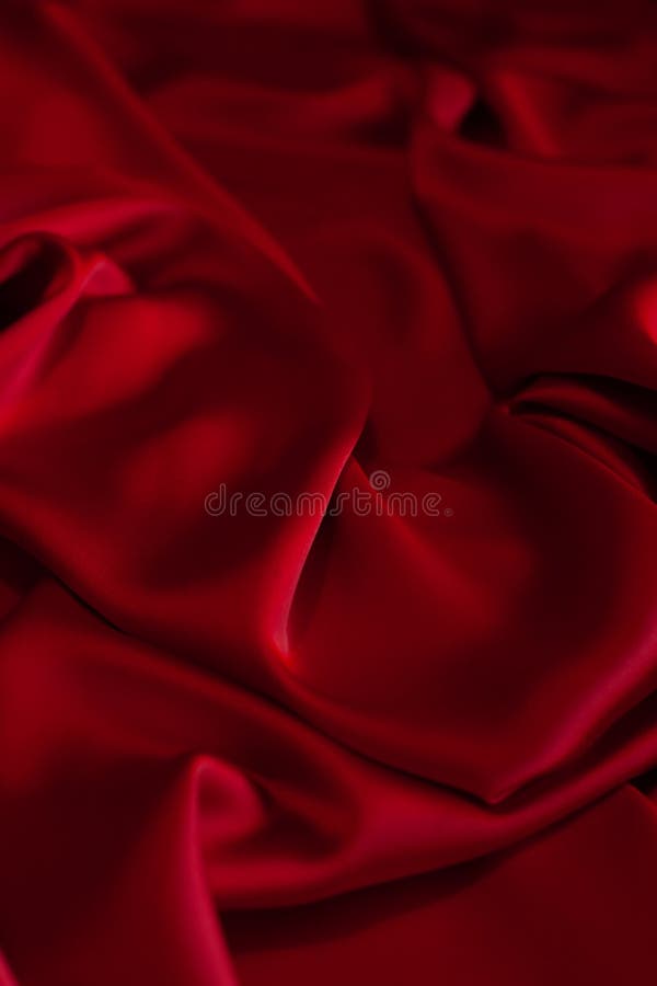 Red Fabric Texture Background. Silk Satin Folds Stock Image - Image of ...