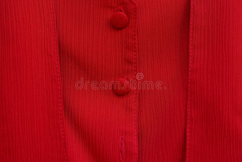 Red Fabric Texture with Big Two Buttons Stock Photo - Image of coloured ...