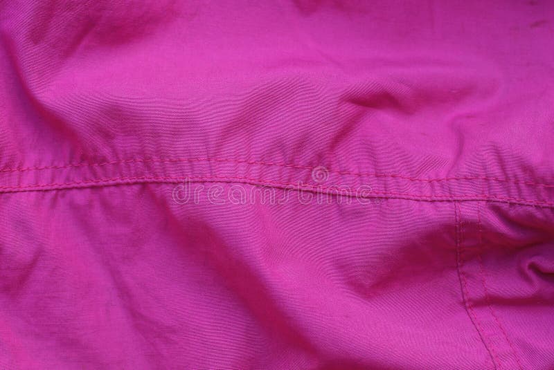 Red Fabric Texture of Pink Crumpled Clothes Stock Image - Image of ...