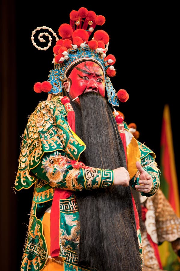 Red face China opera man stock photo. Image of mysterious - 14693358