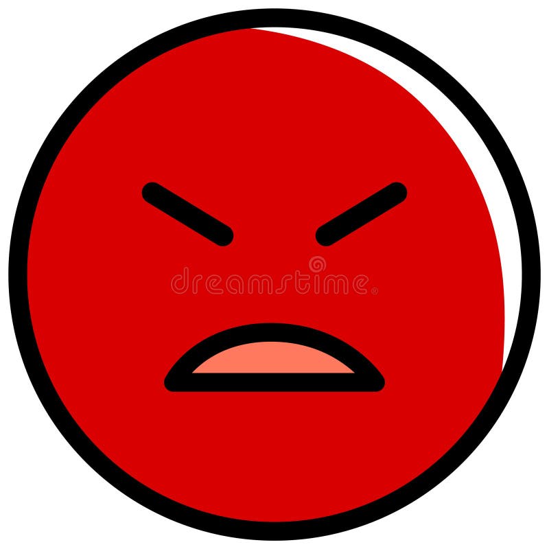 Red Angry Emoji Stock Illustrations – 3,654 Red Angry Emoji Stock ...