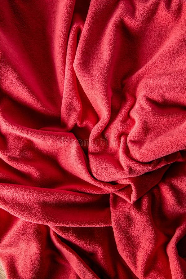 Red Factory Fabric As an Abstract Background. Stock Image - Image of ...