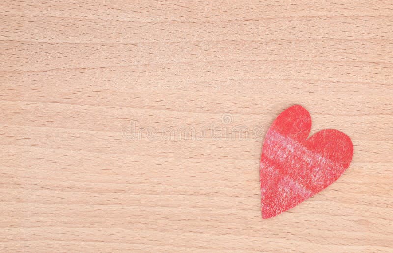 Red heart of wooden beads stock image. Image of symbol - 37458069