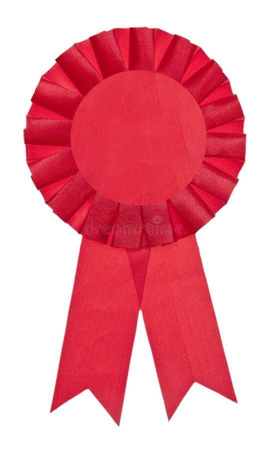 Red Fair Winner Ribbon stock photo. Image of scrapbooking - 14896956
