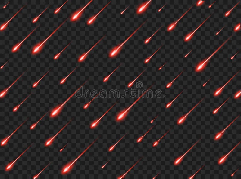 Red Falling Stars Group - Vector Stock Illustration - Illustration of ...