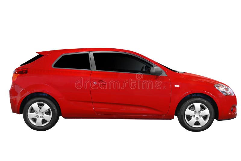 Small red car stock image. Image of automobile, auto, transport - 5212529