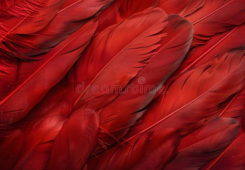 Red Feathers Realistic Stock Illustrations – 2,630 Red Feathers ...