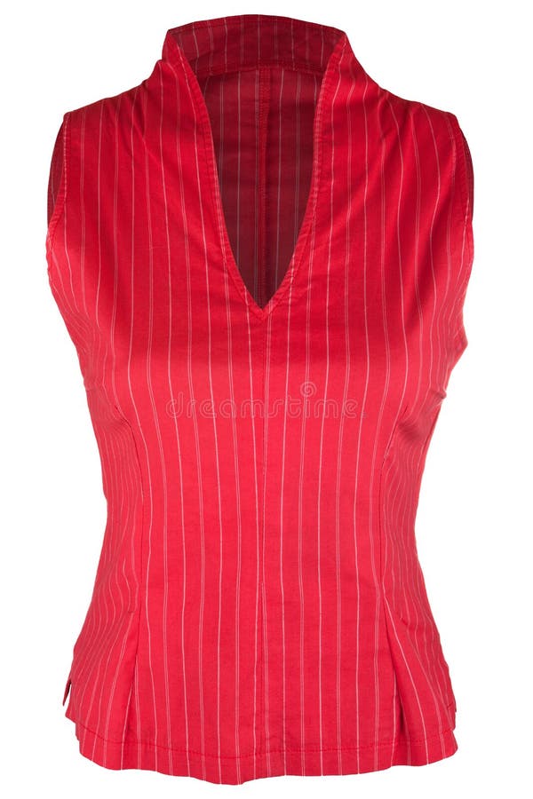 Red female blouse stock image. Image of fashionable, classic - 39867653