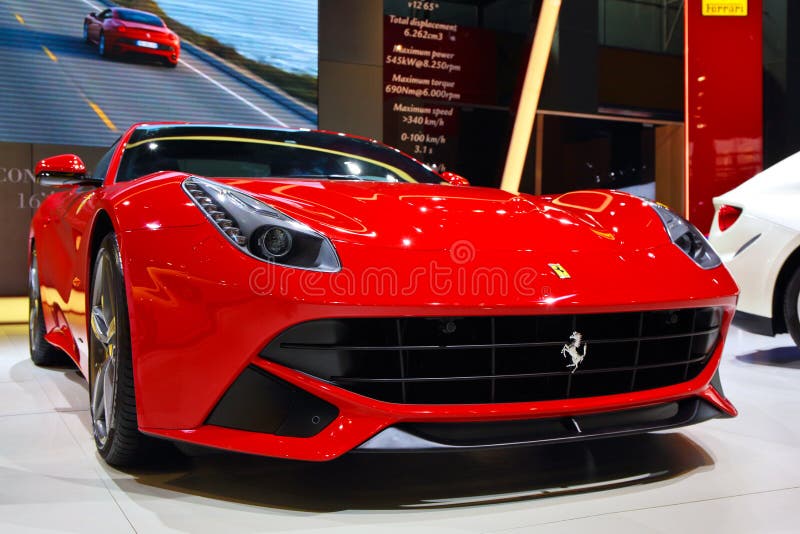 Front Of With Red Ferrari