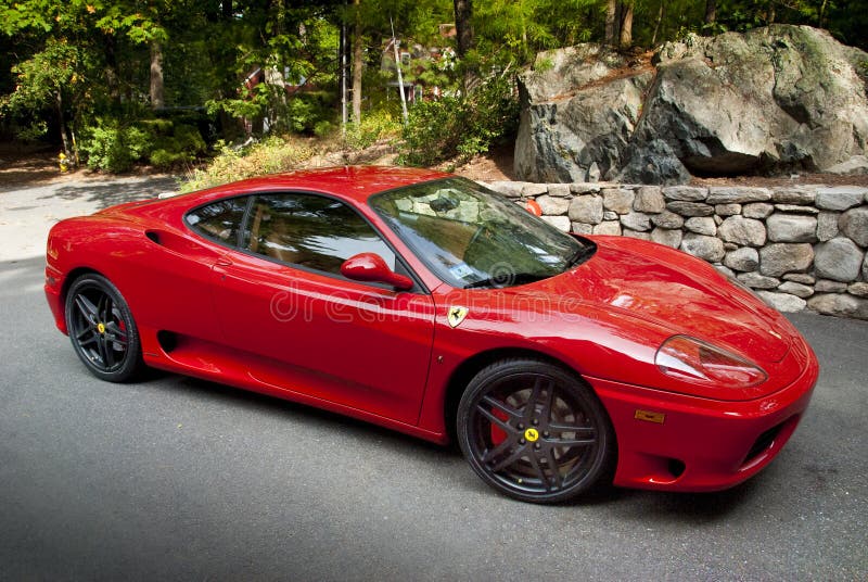 Red Ferrari 360 Modena Editorial Photography Image Of TROSA SWEDEN