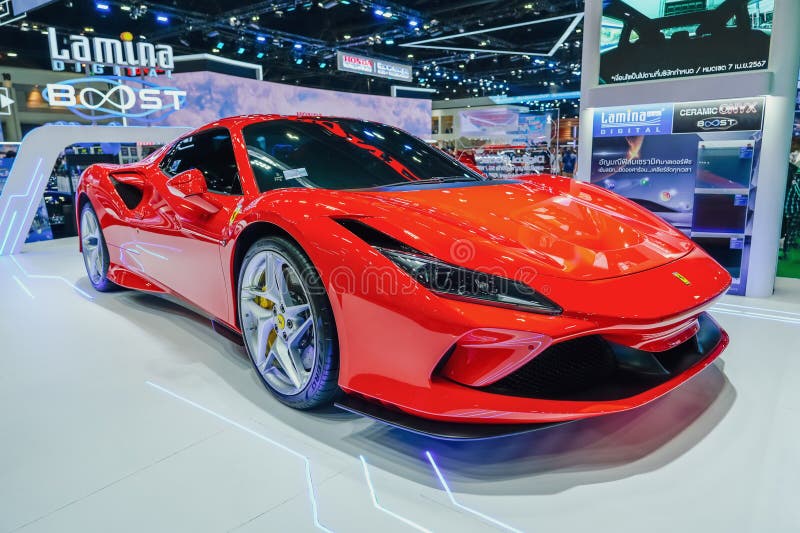 Red Ferrari. Thailand, Bangkok 07 April 2024. Editorial Photo - Image ...