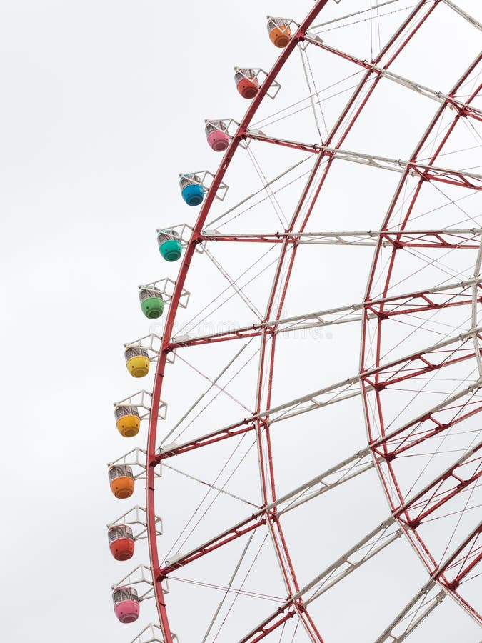 Red ferris wheel stock image. Image of blue, happiness - 51056451