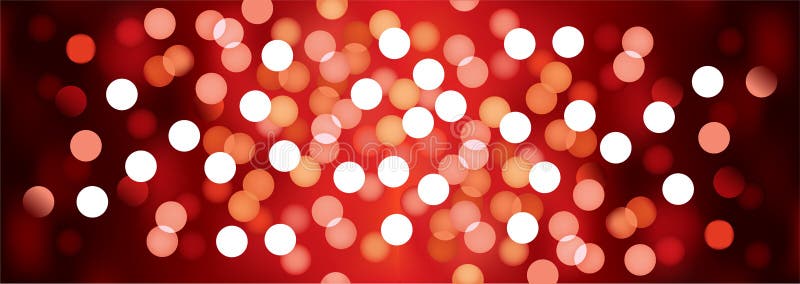 Red Festive Lights, Vector Background. Stock Vector - Illustration of ...