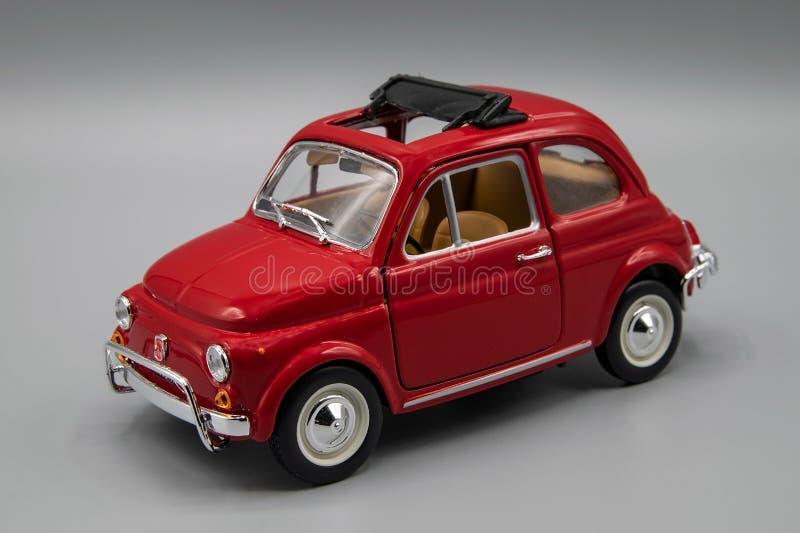 Red fiat 500 from 1968. editorial photo. Image of candy - 170426381