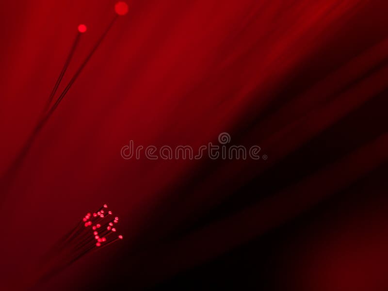 Red fiber optics stock image. Image of futuristic, fiber - 48843397