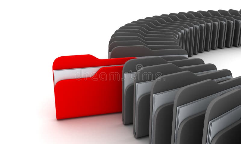 Folder icon stock illustration. Illustration of icon, concept - 7710643