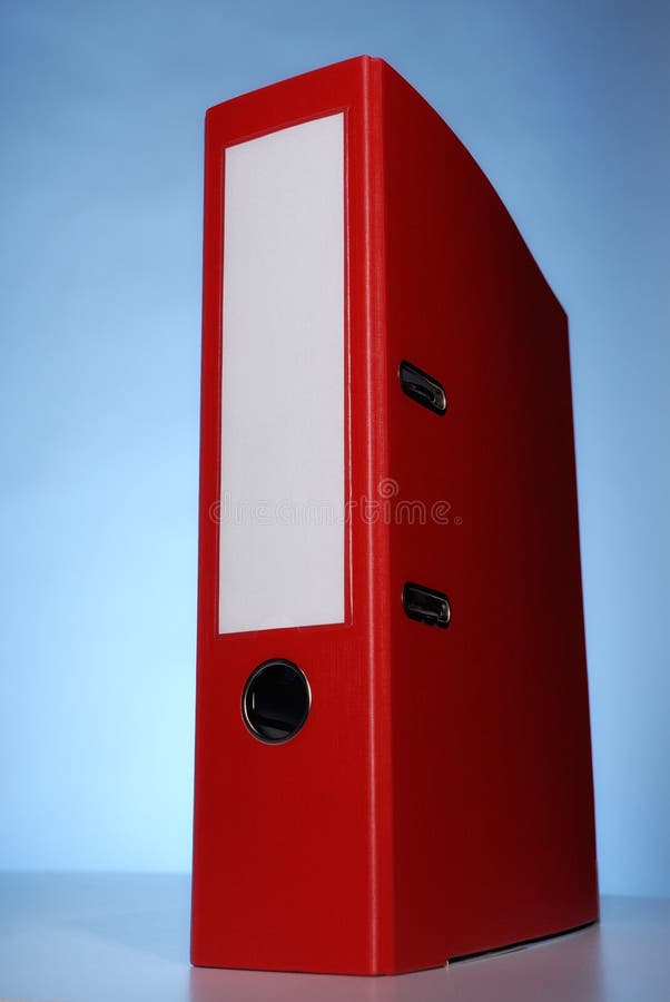 Red file folder stock image. Image of documentation, accounting - 40661173