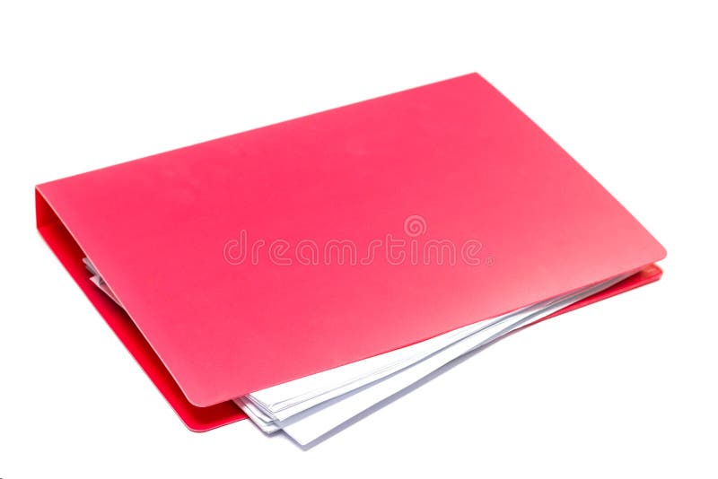Red files folder stock photo. Image of establish, event - 101481428