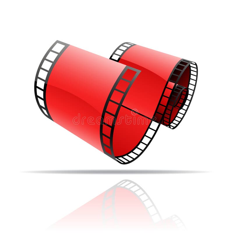 3d film reel stock vector. Illustration of scene, roll - 14977415
