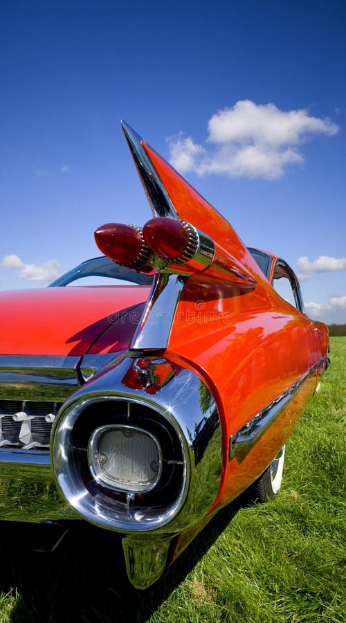 Red Fin stock image. Image of stylish, automotive, elegance - 4124045