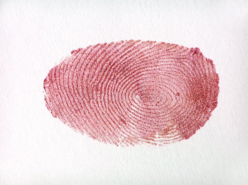 Red Finger Print Royalty Free Stock Photos - Image: 419788