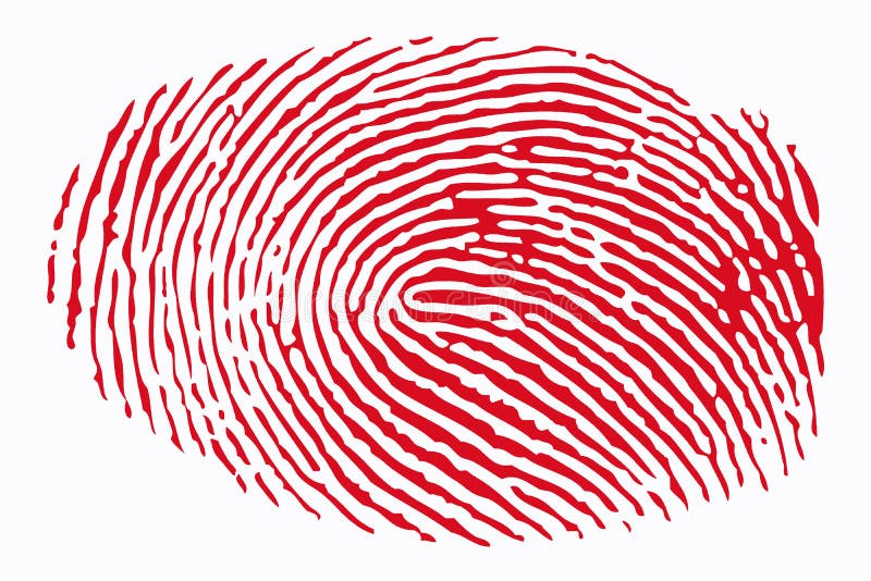 Fingerprint Red Stock Illustrations – 2,080 Fingerprint Red Stock ...