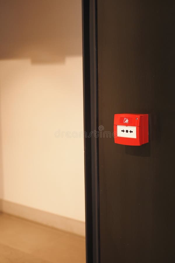 Red Fire Alarm Button on Wall , Stock Photo - Image of fire, control ...