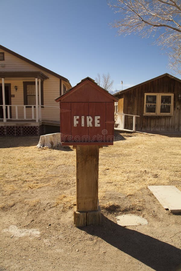 Red Fire Box stock photo. Image of vintage, hose, olden - 68998352