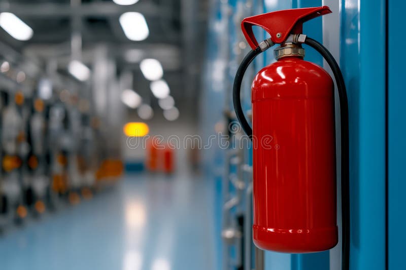 Industrial Wall Mounted Fire Extinguisher with Bracket Stock ...