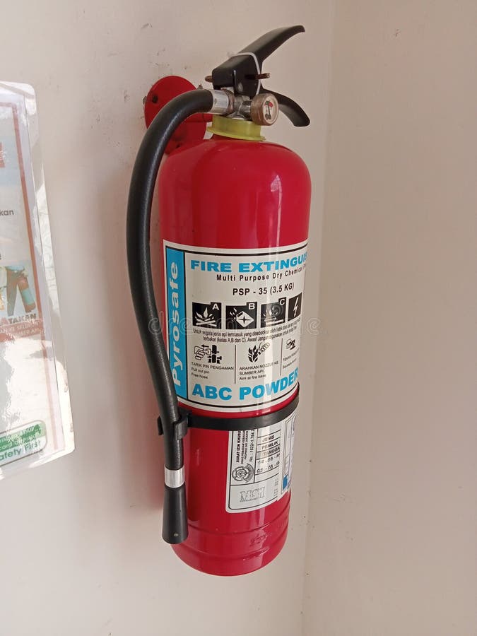 Fire Extinguisher Hanging on the Wall.. Editorial Photography - Image ...
