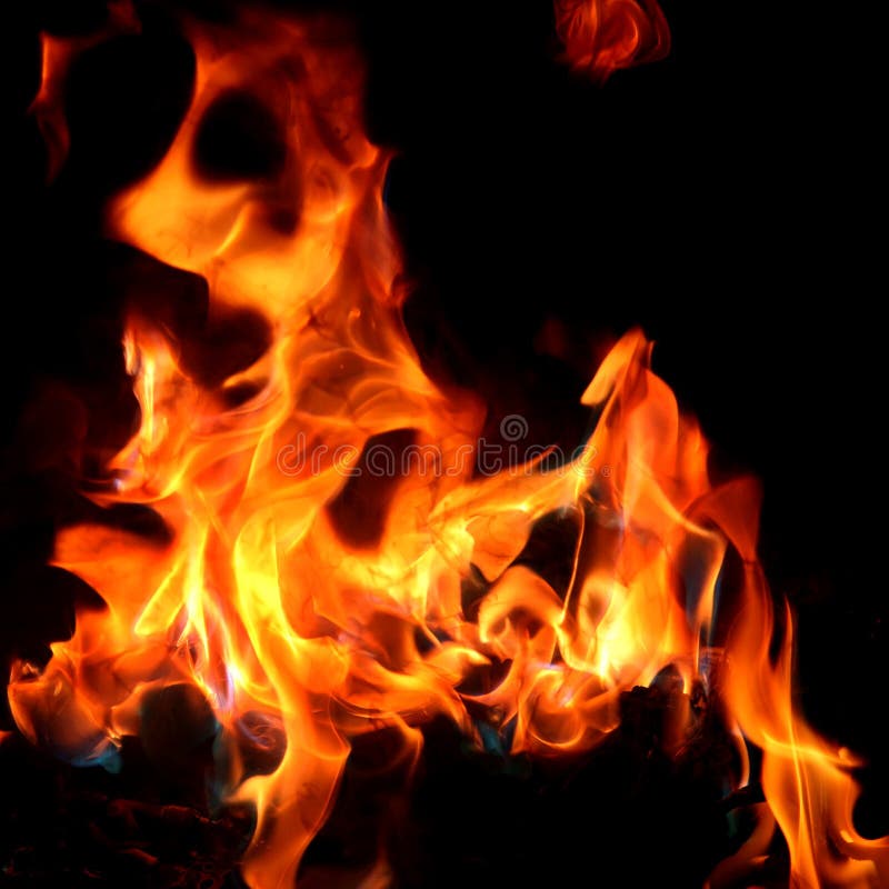 Red Fire and Flame stock image. Image of blaze, closeup - 38025373