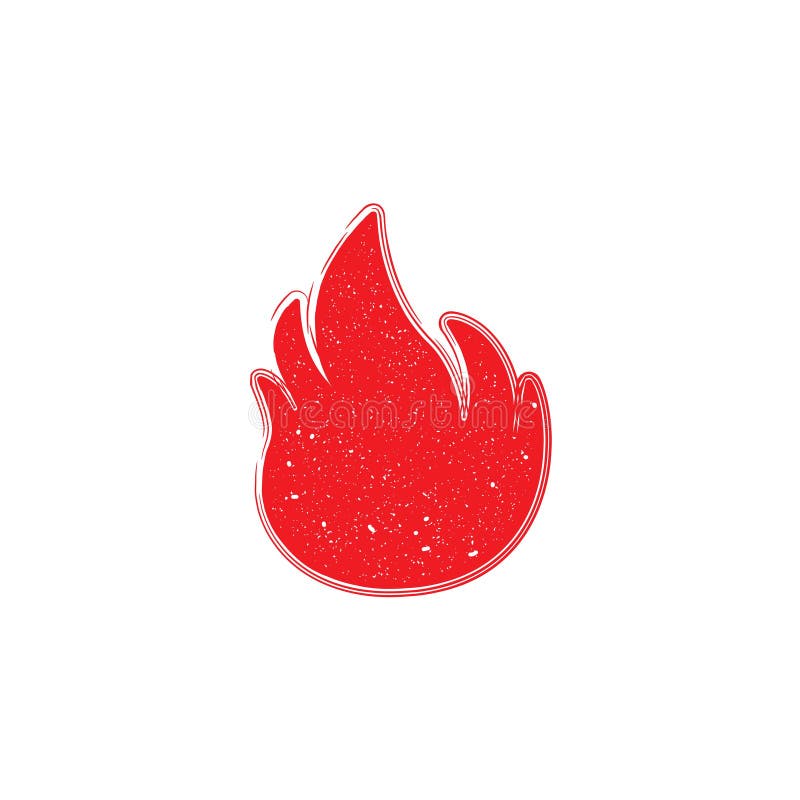 Red Fire Flame Logo Ideas. Inspiration Logo Design. Template Vector ...