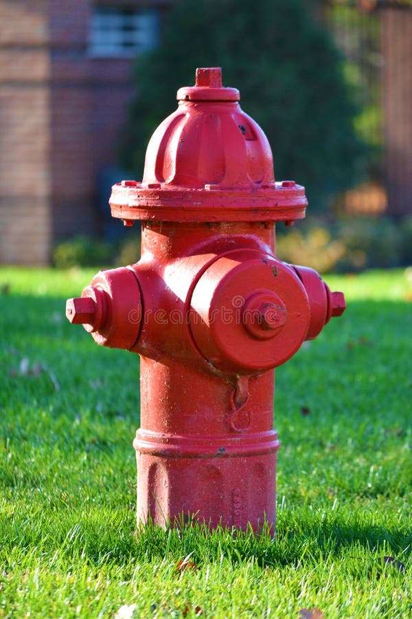 Red Hot Fire Hydrant stock photo. Image of hydrant, isolation - 1331342