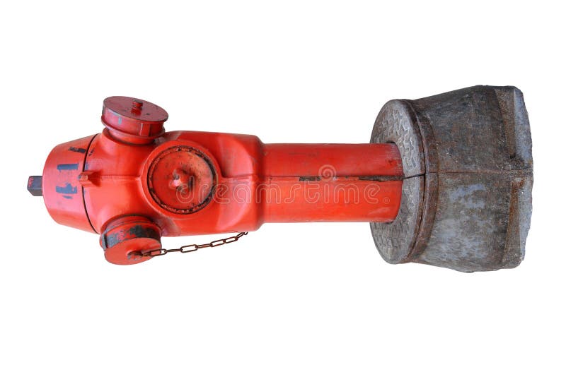 Red Fire Hydrant, Also Called a Fire Plug Stock Photo - Image of outlet ...