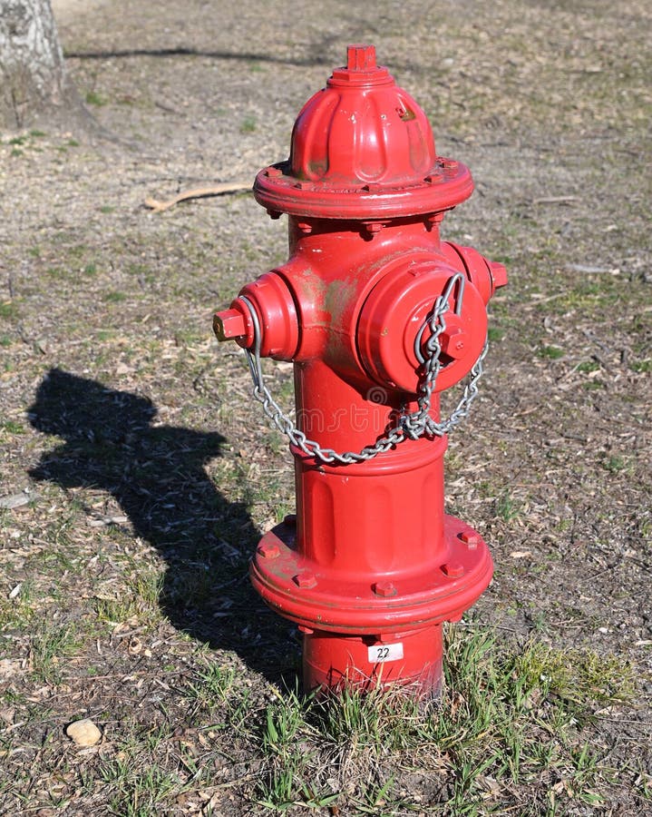 Red Fire Hydrant stock photo. Image of classic, fire - 175990234
