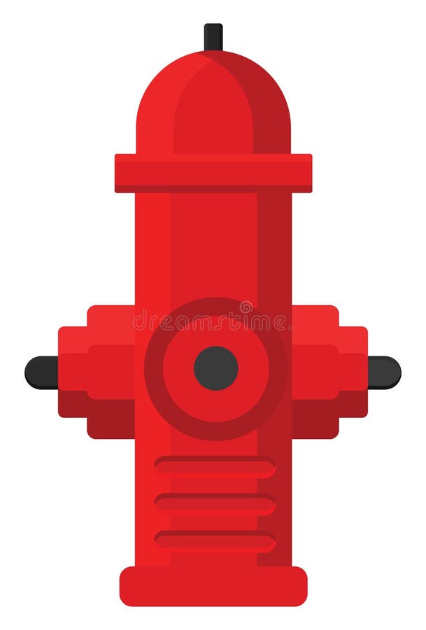 Fire hydrant, icon stock vector. Illustration of fireplug - 261370559