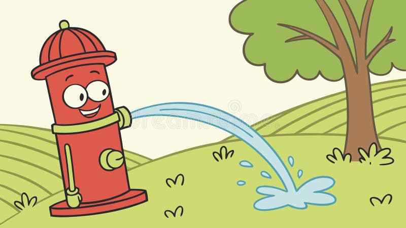 Fire Hydrant Spraying Water Stock Illustrations – 213 Fire Hydrant ...