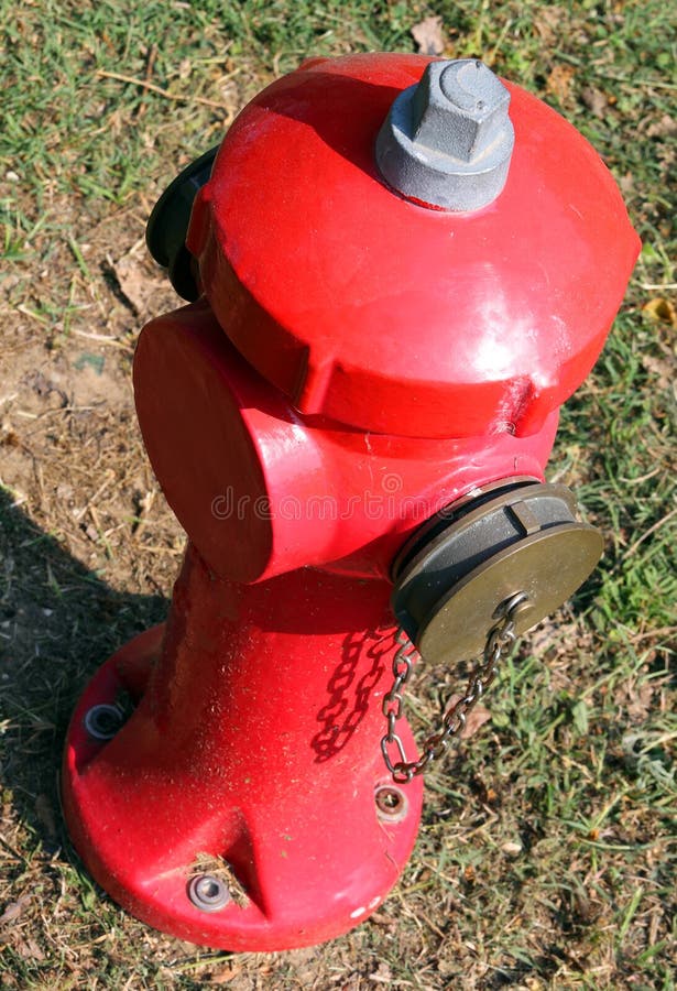Red Fire Hydrant To Extinguish Fires Village Stock Photos - Free ...