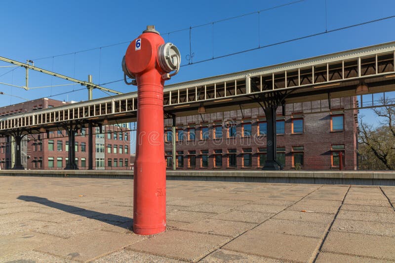 Red Fire Hydrant Train Station Platform Stock Photos - Free & Royalty ...