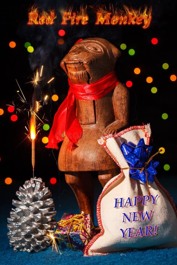 Red Fire Monkey Symbol New 2016 Year Stock Photos - Free & Royalty-Free ...