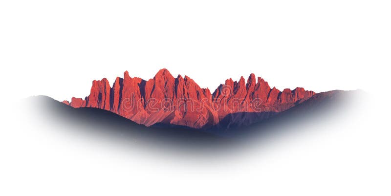 Red fire sunset in Alps stock image. Image of clipping - 81520731