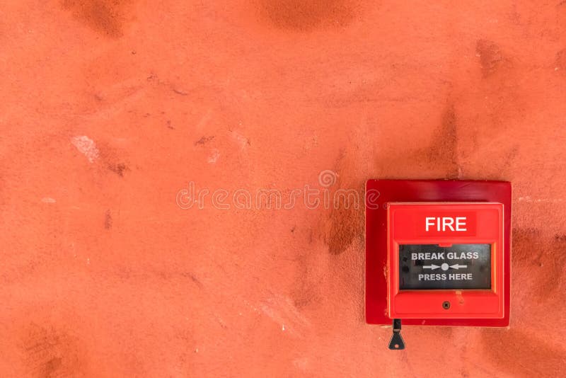 Red Fire switch stock image. Image of protection, school - 78622717