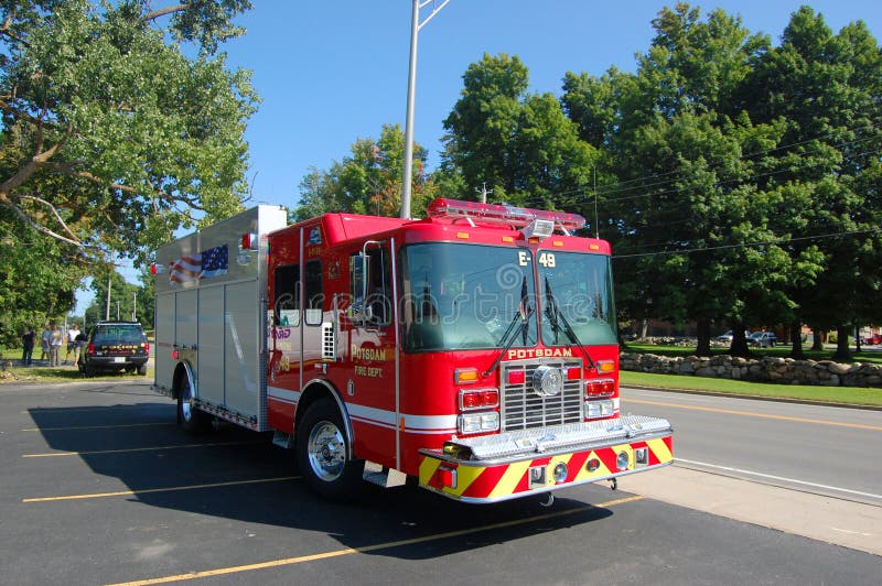 Red Fire Truck editorial photo. Image of light, vehicle - 24083341