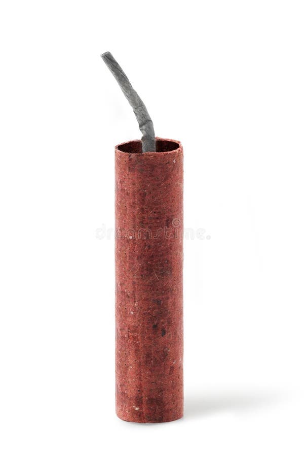 Red Firecrackers or Red Dynamite Sticks on White Stock Photo - Image of ...