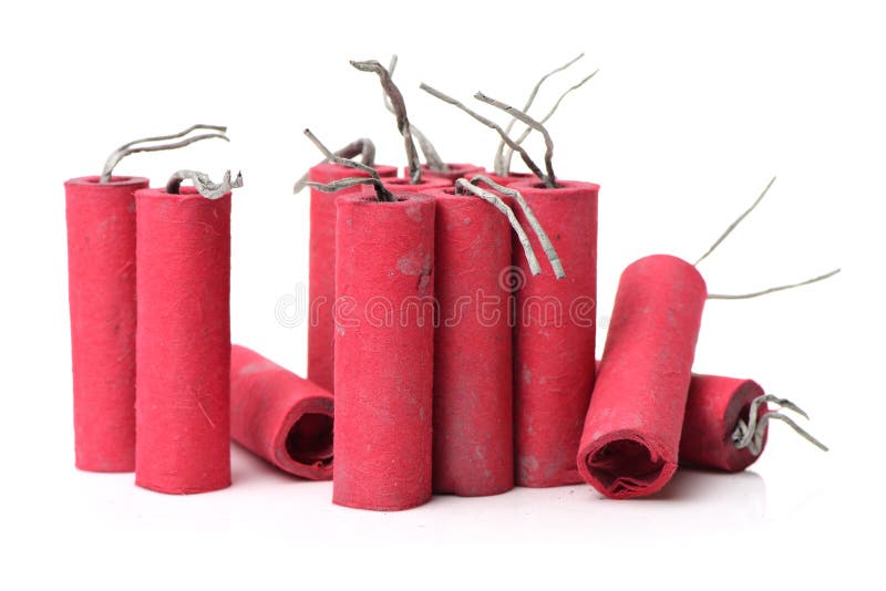 Large Red Firecrackers stock photo. Image of danger, fire - 22923822