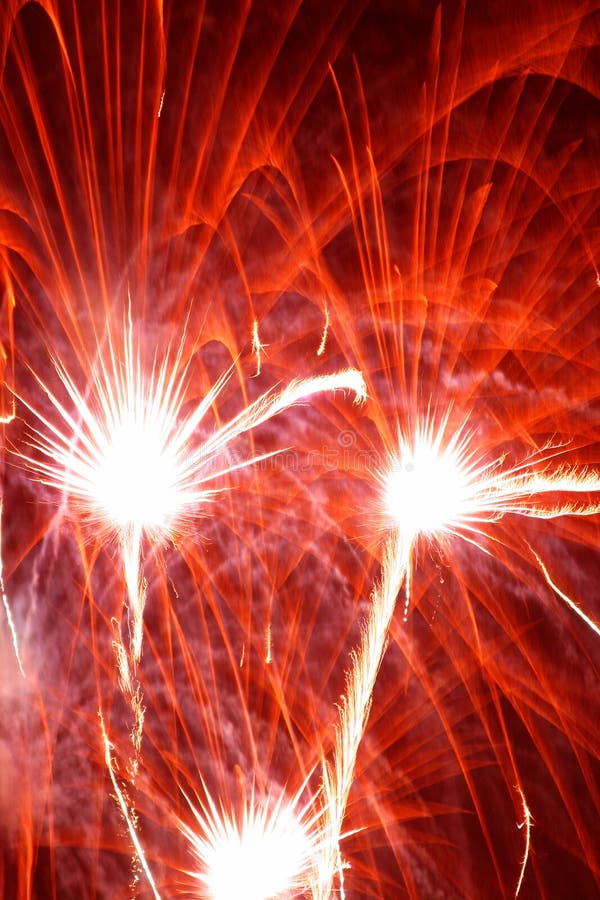 Red firework stock photo. Image of background, effect - 1211858