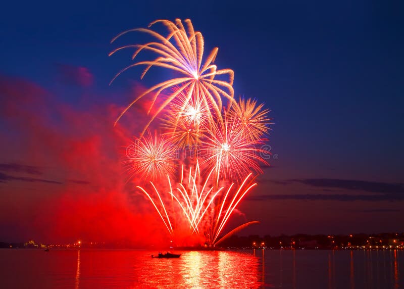 Celebratory Firework. Illustration Stock Illustration - Illustration of ...