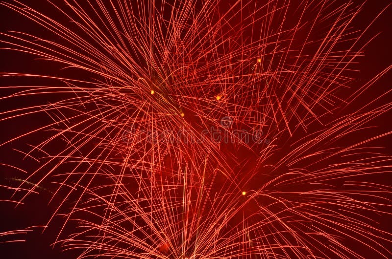 Red firework stock photo. Image of display, celebrate - 22743528