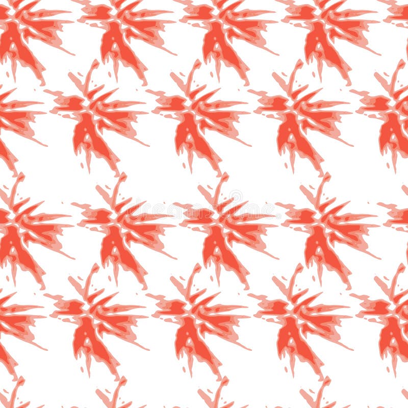Red Fireworks on a White Background. Vector Seamless Pattern ...
